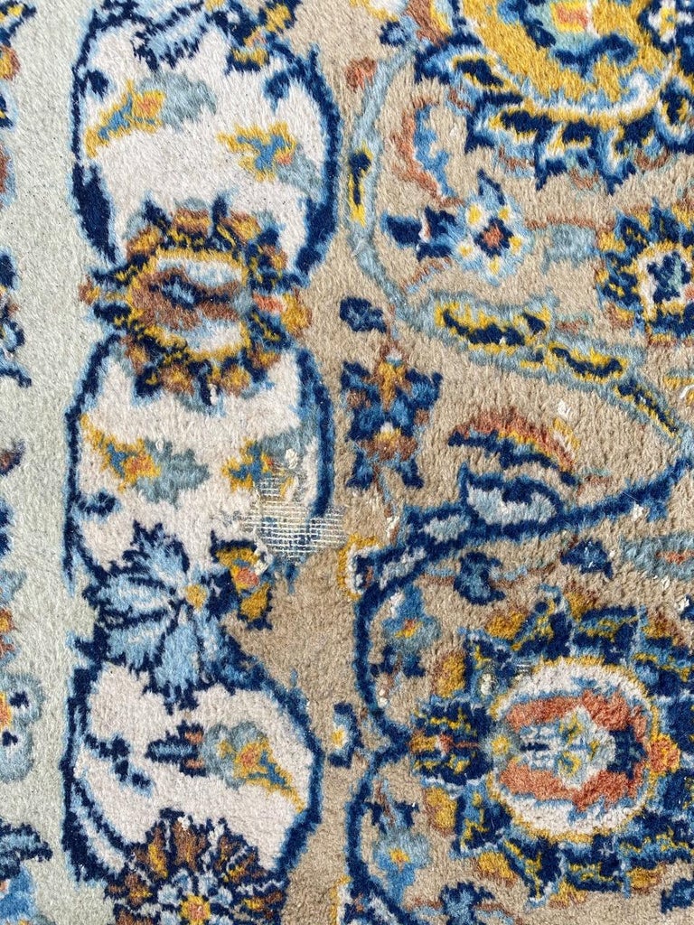 Large Vintage Kashan Rug For Sale at 1stDibs