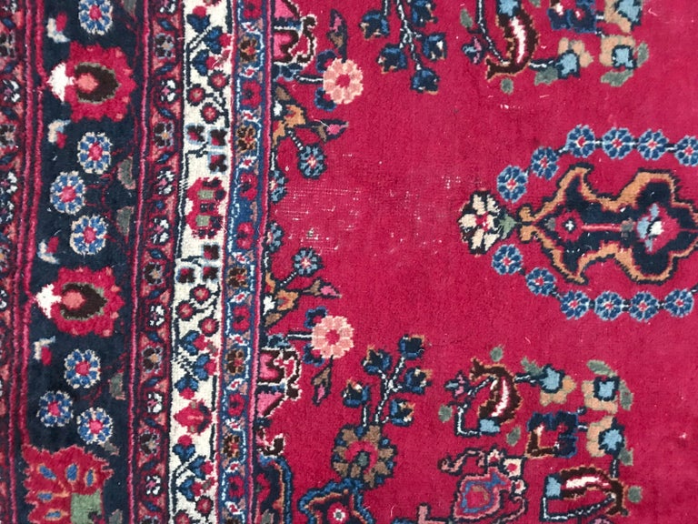 Large Vintage Mashhad Rug For Sale at 1stDibs | large vintage rug