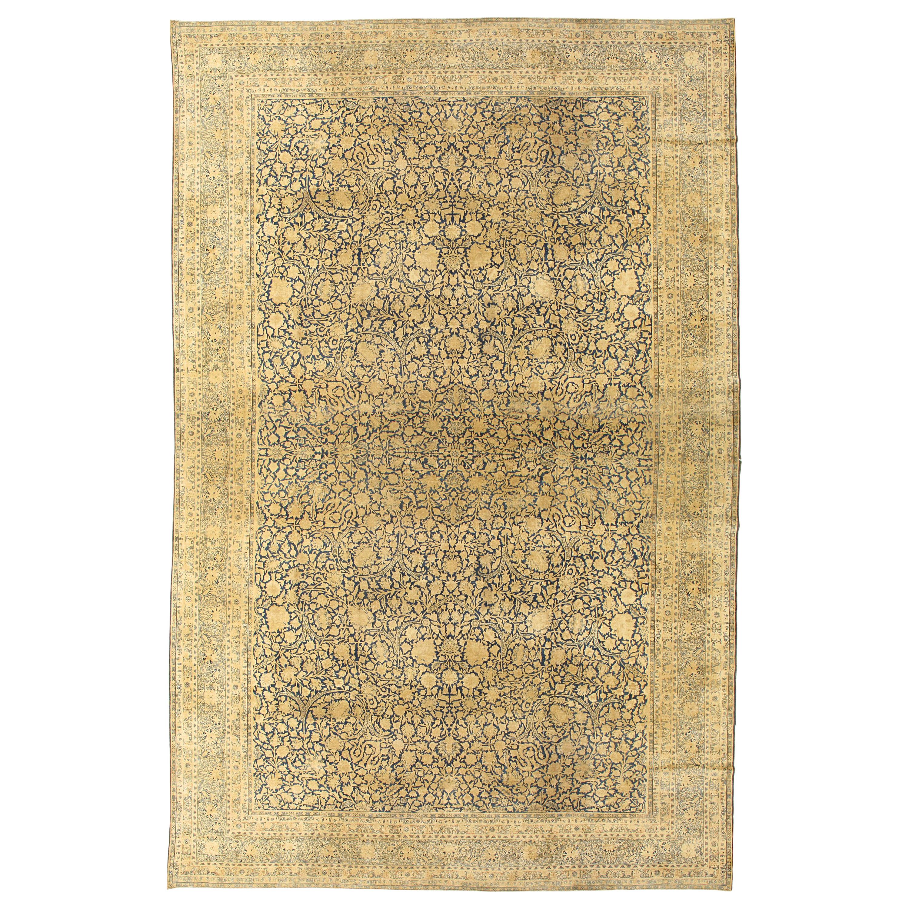 Vintage Kerman Rug, circa 1940 11'7 x 16'8. For Sale at 1stDibs