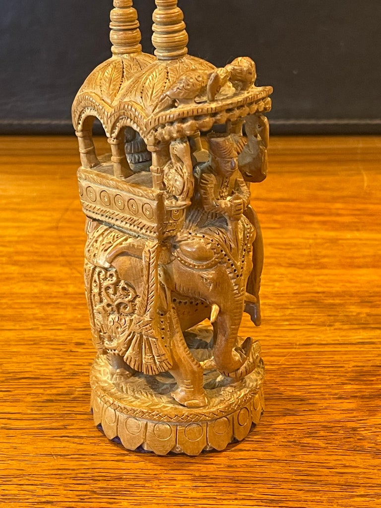 Large Vintage Rajasthani / Indian Chess Set with Board For Sale at ...