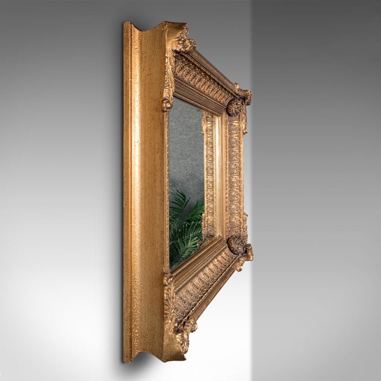 Large Vintage Renaissance Revival Wall Mirror, Continental, Giltwood ...