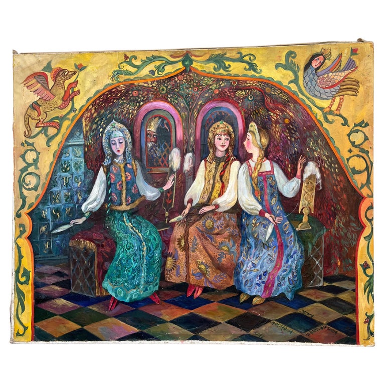 Vintage Russian Fairy Tale Illustrations