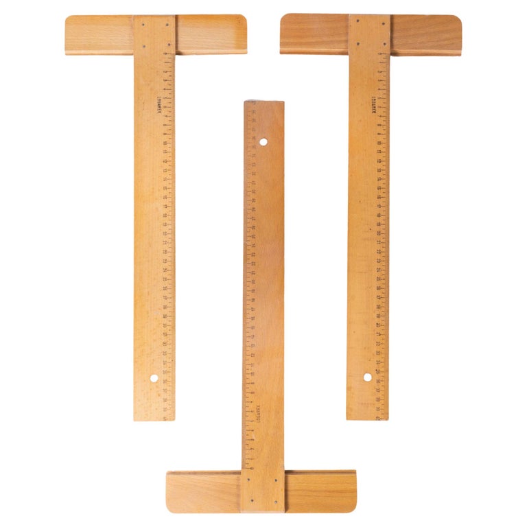 Large Vintage School T Square For Sale at 1stDibs