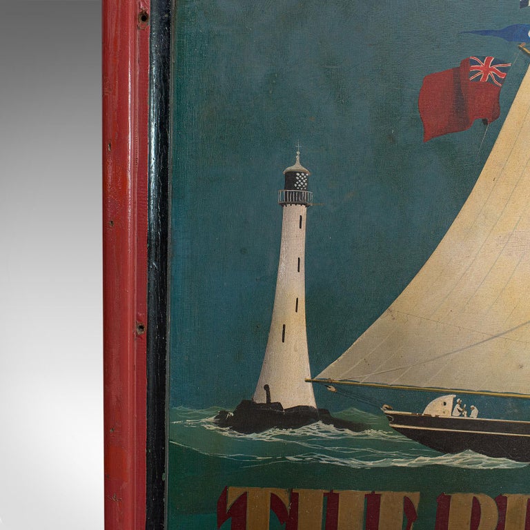 Large Vintage Ship Pub Sign, English, Pine, Bar, Billboard, Maritime ...