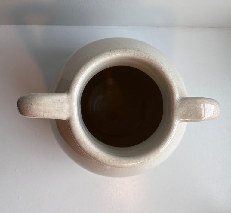 Large Vintage White Ceramic Jug For Sale at 1stDibs