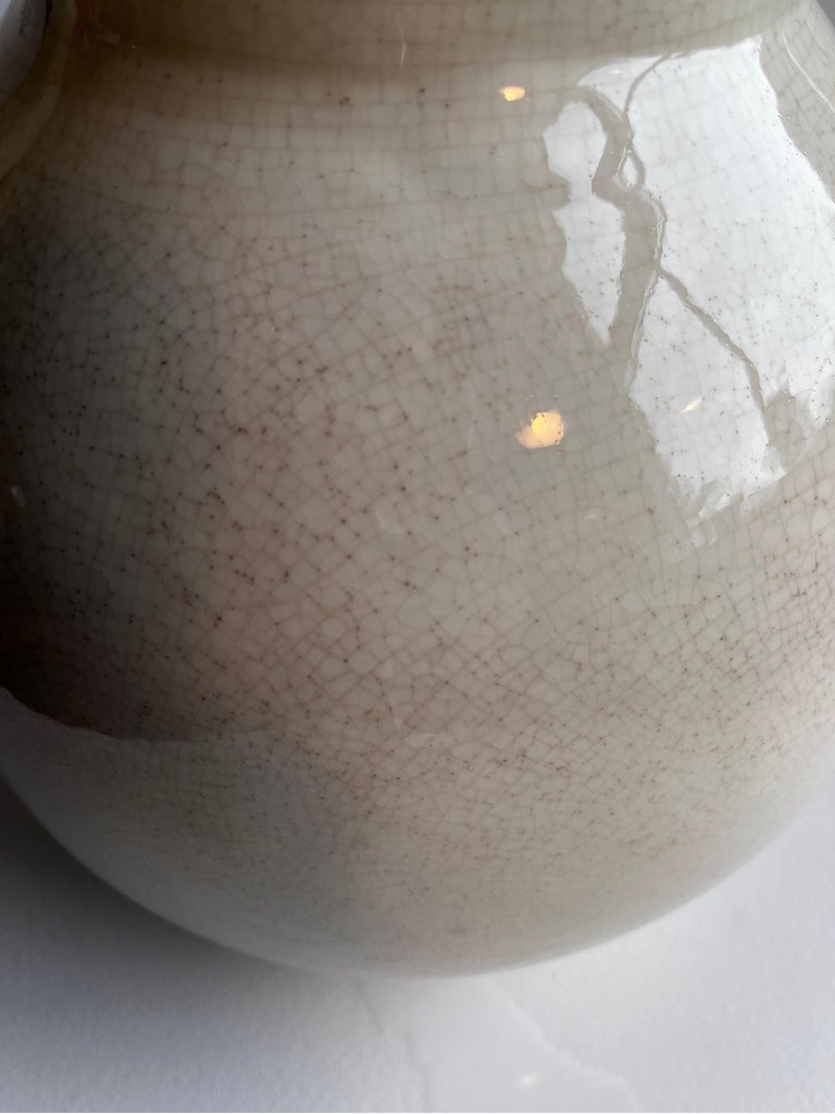 Large Vintage White Ceramic Jug For Sale at 1stDibs
