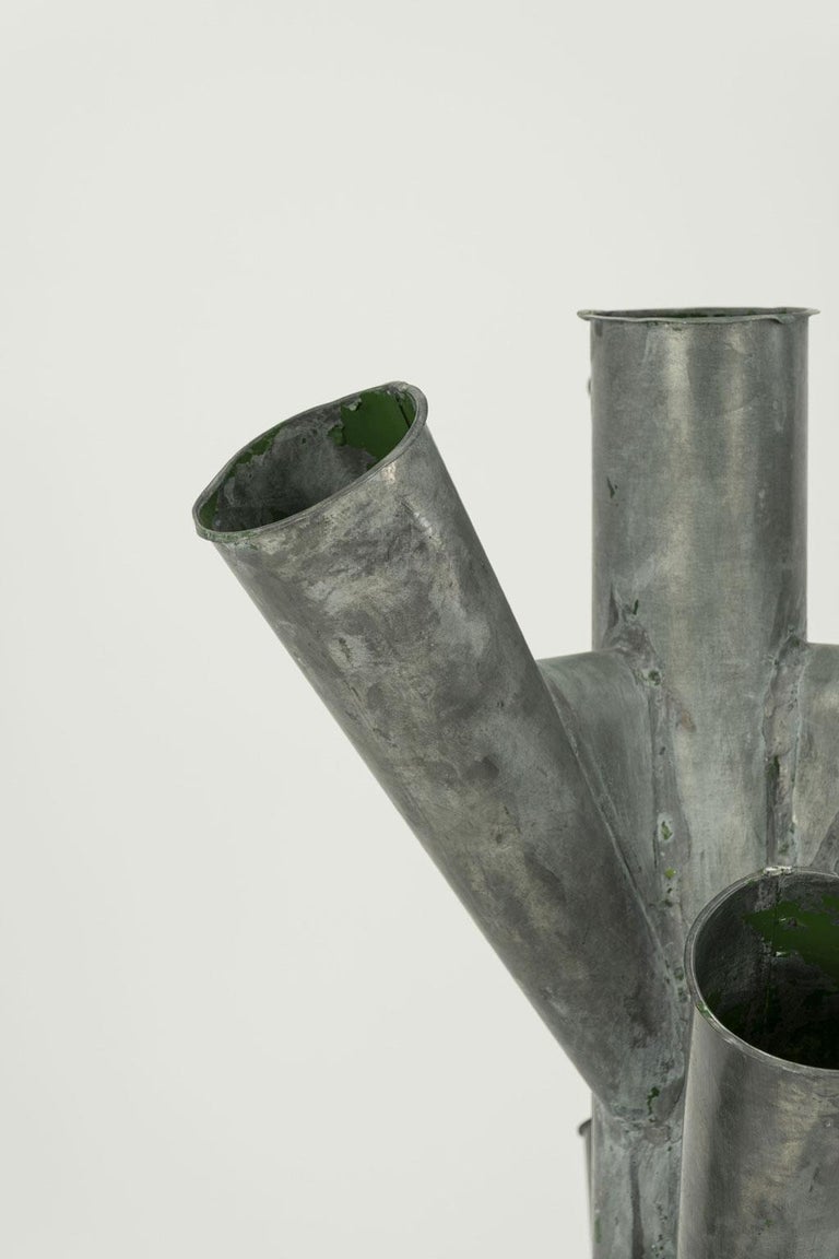 Large Vintage Zinc Fleuris Stand For Sale at 1stDibs