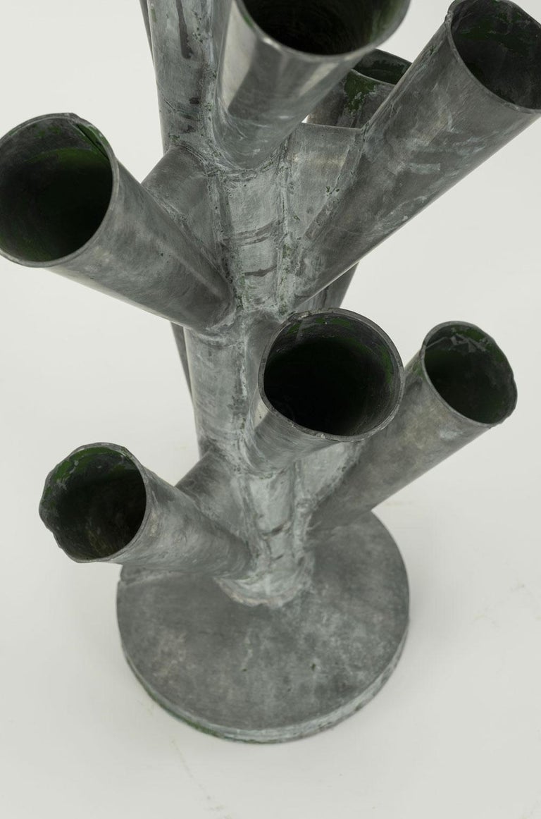 Large Vintage Zinc Fleuris Stand For Sale at 1stDibs