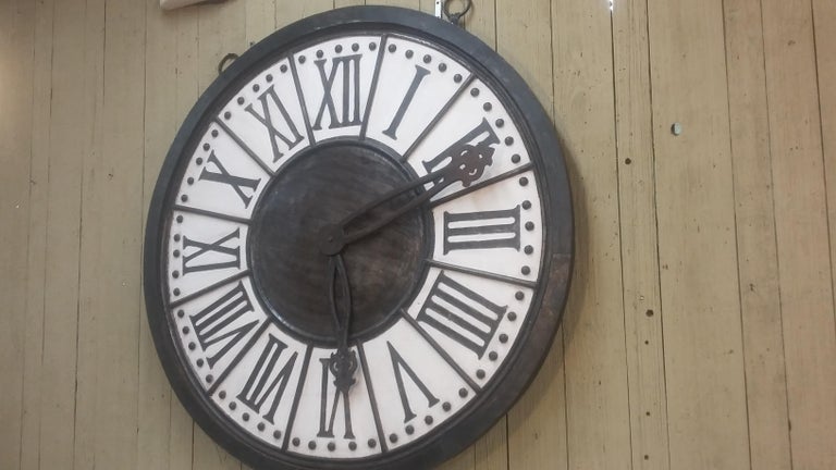 Large Wall Clock Plaque For Sale at 1stDibs