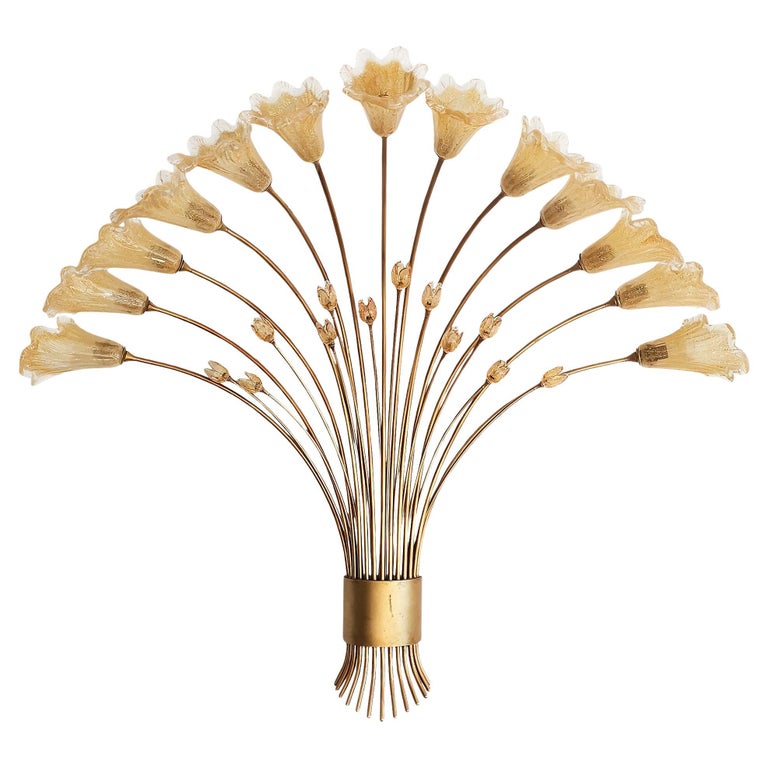 Large Wall Light, Murano, Late 20th Century For Sale at 1stDibs