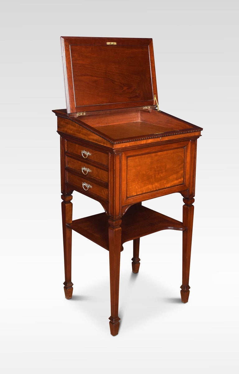 Large Walnut Clerks Desk / Lectern at 1stDibs