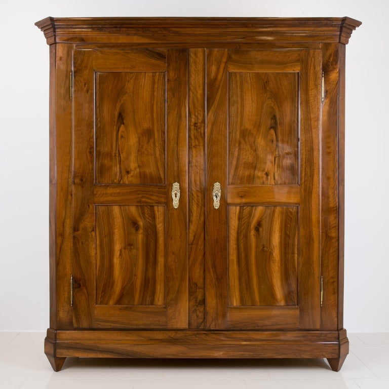 Large Wardrobe in Solid Walnut Wood, Germany, Early 19th Century For ...