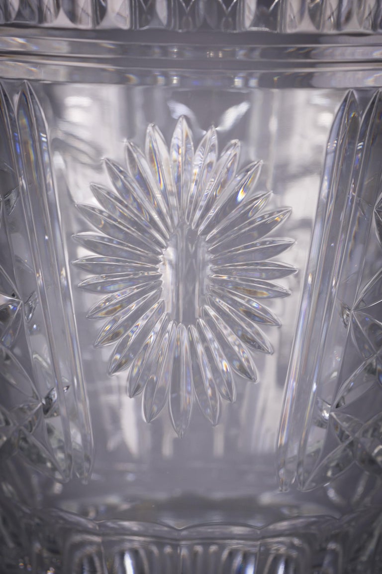 Large Waterford Cut and Faceted Glass Vase, 20th Century For Sale at ...