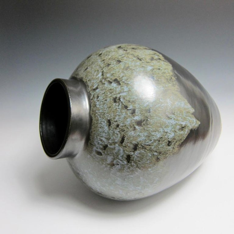 Large Wheel Thrown Vase by Jason Fox For Sale at 1stDibs