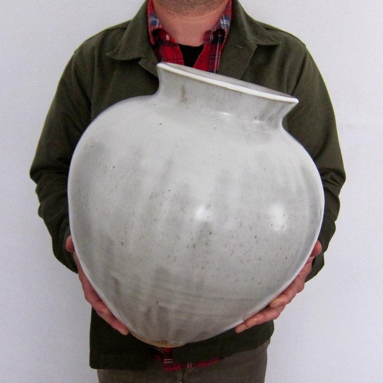 Large Wheel Thrown Vase by Jason Fox For Sale at 1stDibs
