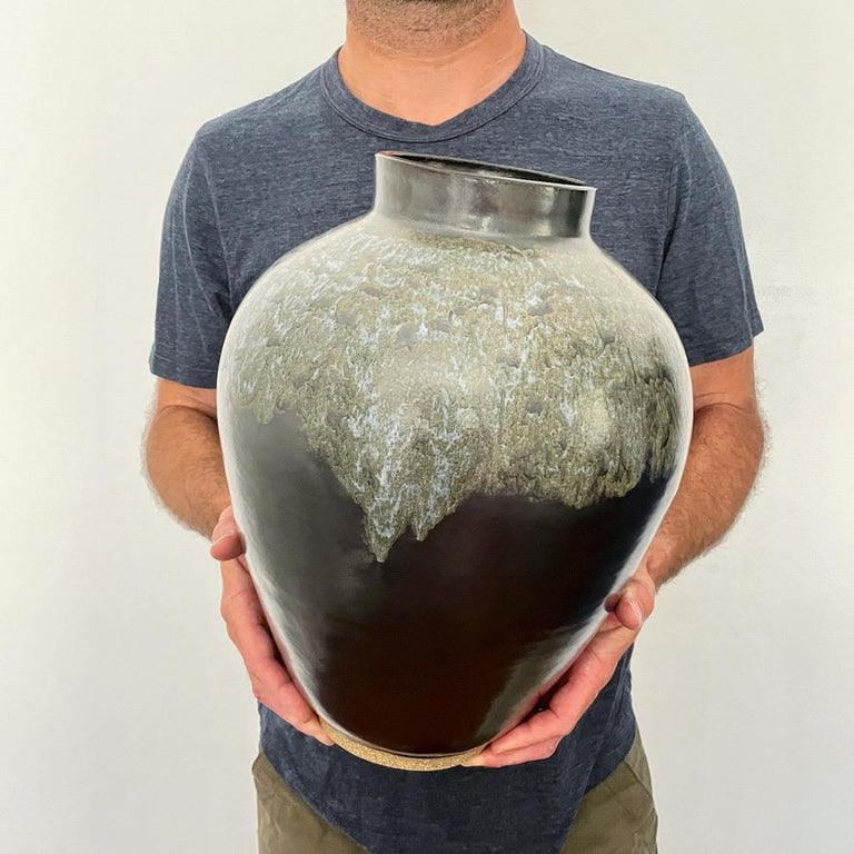 Large Wheel Thrown Vase by Jason Fox For Sale at 1stDibs