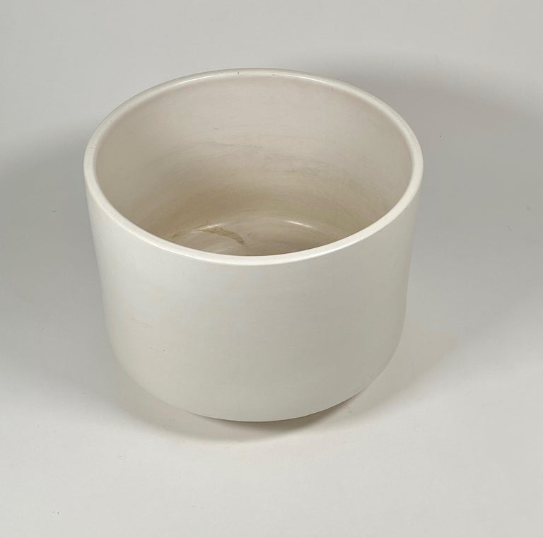 Large White Architectural Ceramic Planter by Gainey Pottery California ...
