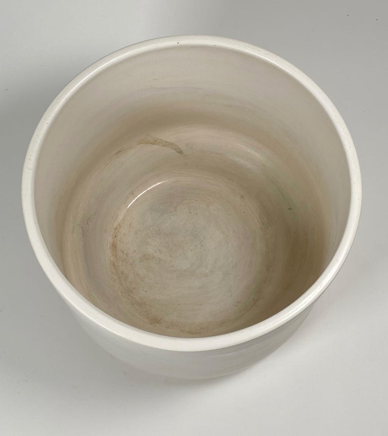 Large White Architectural Ceramic Planter by Gainey Pottery California ...