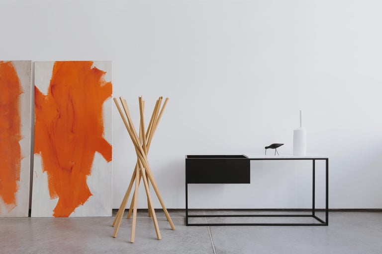 Large White Box Maxi Console Table by Un’common For Sale at 1stDibs