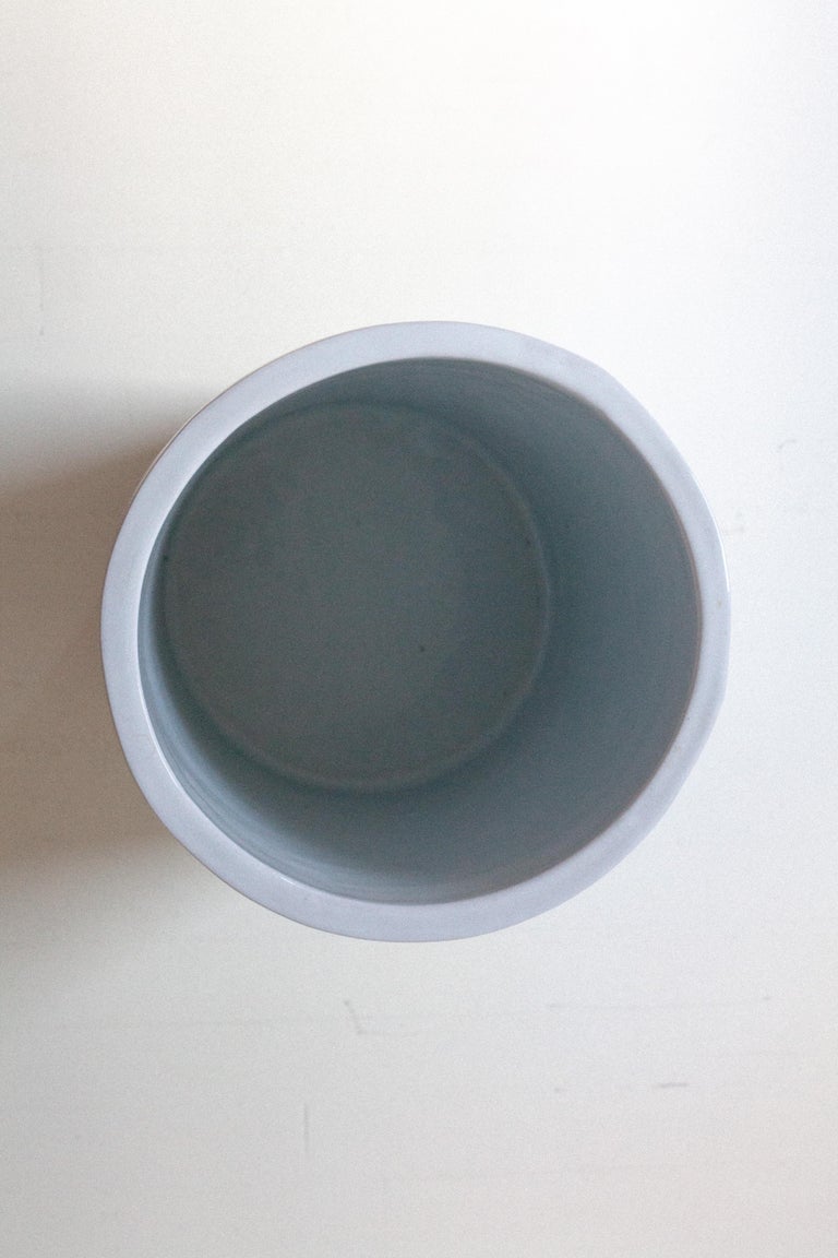 Large White Porcelain Bucket Sculpted by Matthias Merkel Hess at 1stDibs
