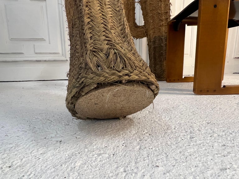 Large Wicker Cactus, 1970s Garden’s Decoration For Sale at 1stDibs