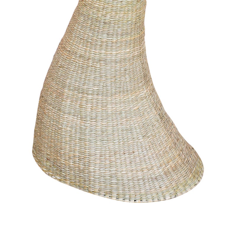 Large Wicker Palm Tree with Coconut at 1stDibs