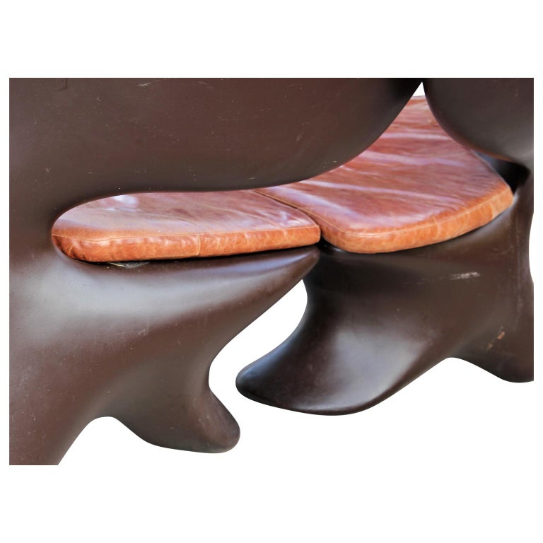 Large Wing Booth Sofa / Settee by Jordan Mozer at 1stDibs