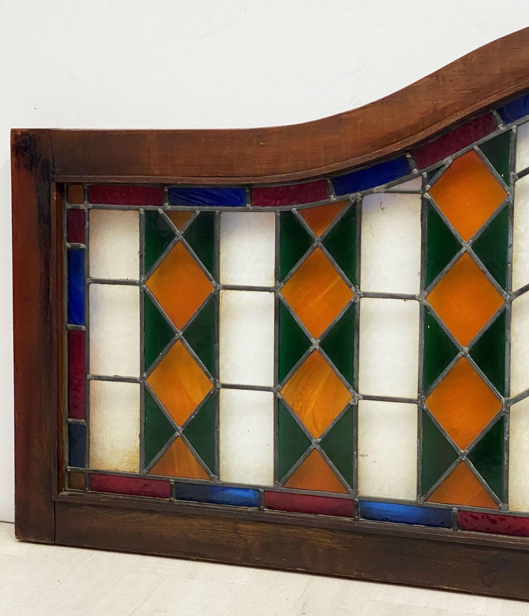 Large Wm. Youngers Ales Stained Glass Pub Sign from Scotland For Sale ...