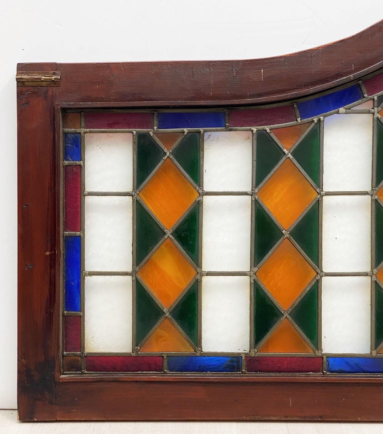 Large Wm. Youngers Ales Stained Glass Pub Sign from Scotland For Sale ...