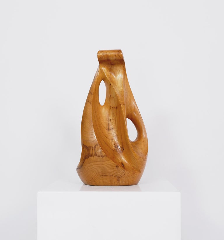 Large Wooden Abstract Sculpture, C.1970 For Sale at 1stDibs