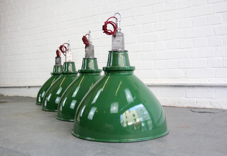 Large WW2 Munitions Factory Pendant Lights by Thorlux at 1stDibs | ww2 ...