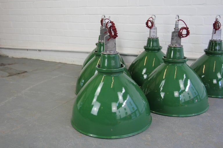 Large WW2 Munitions Factory Pendant Lights by Thorlux at 1stDibs | ww2 ...