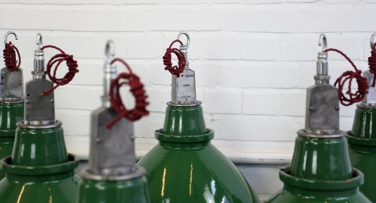 Large WW2 Munitions Factory Pendant Lights by Thorlux at 1stDibs | ww2 ...