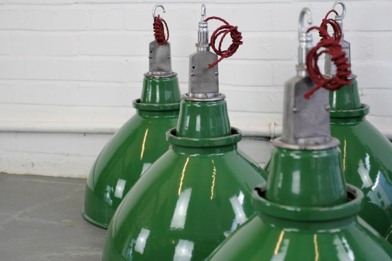 Large WW2 Munitions Factory Pendant Lights by Thorlux at 1stDibs | ww2 ...