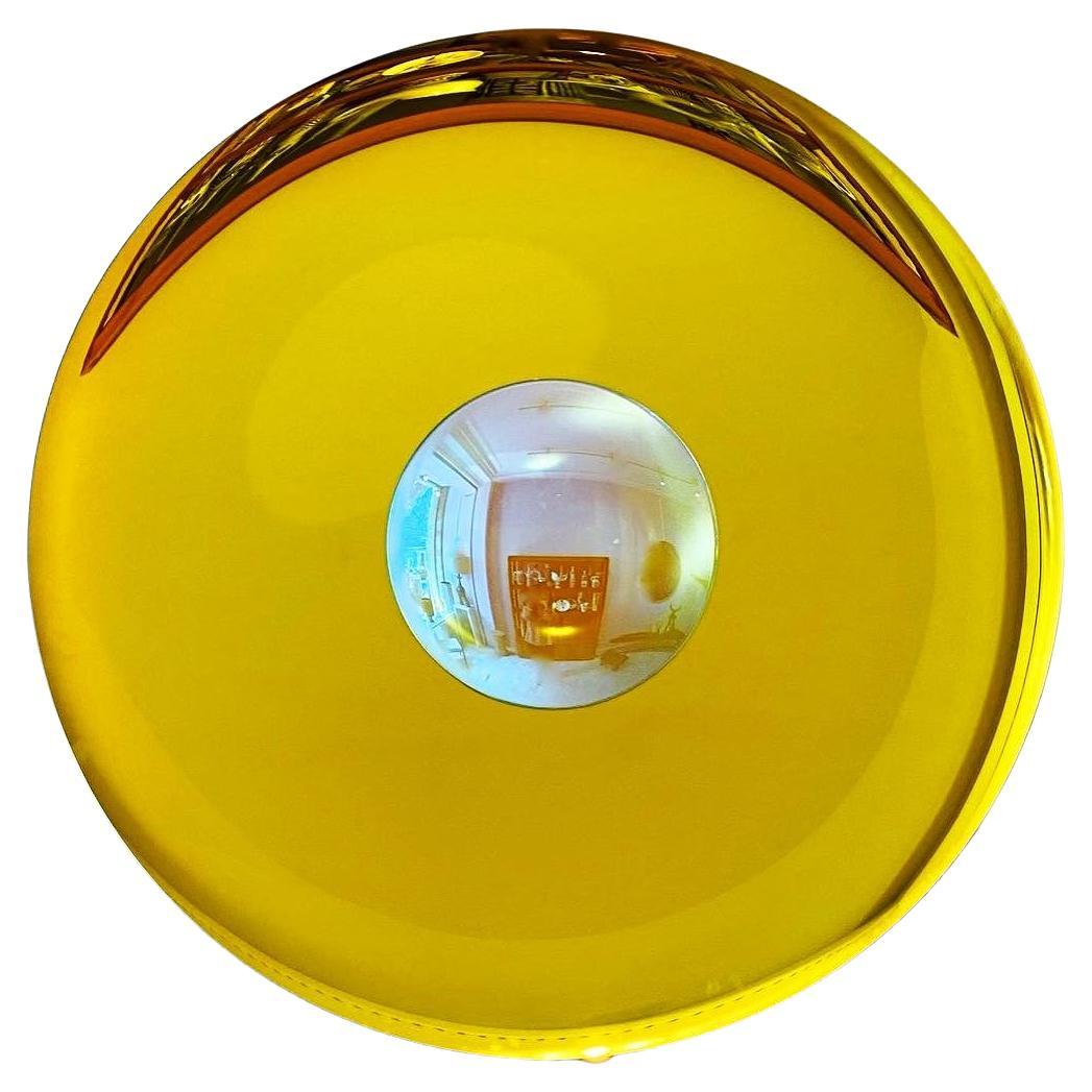 Large Yellow Concave Mirror One of a Kind by Christophe Gaignon at ...