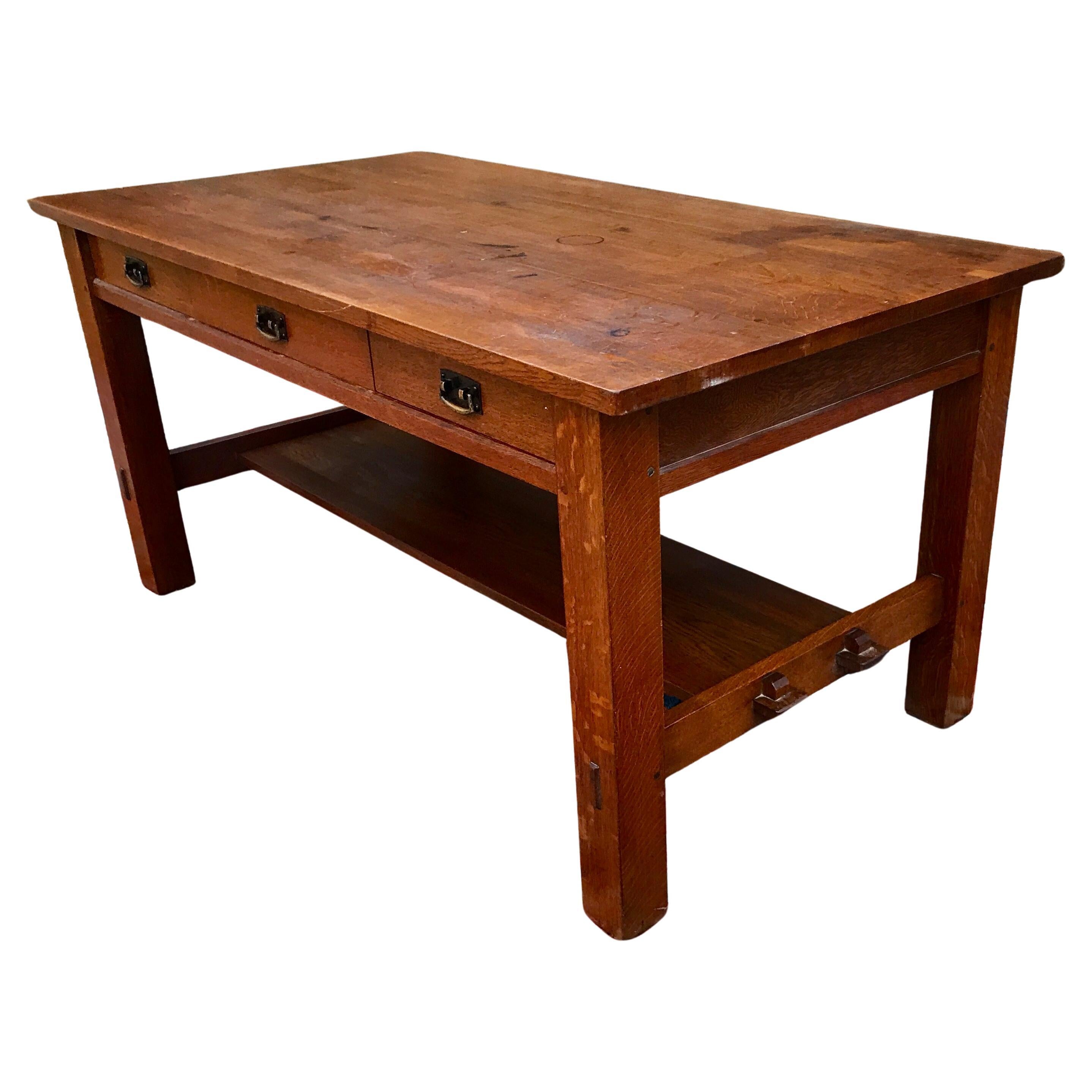 ANTIQUE L&JG Stickley Special Model Small Table / Drink Stand - SALE ...