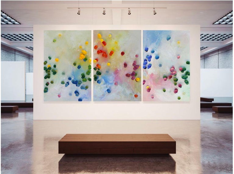 Larisa Safaryan - Floating Dreams - Triptyque For Sale at 1stDibs