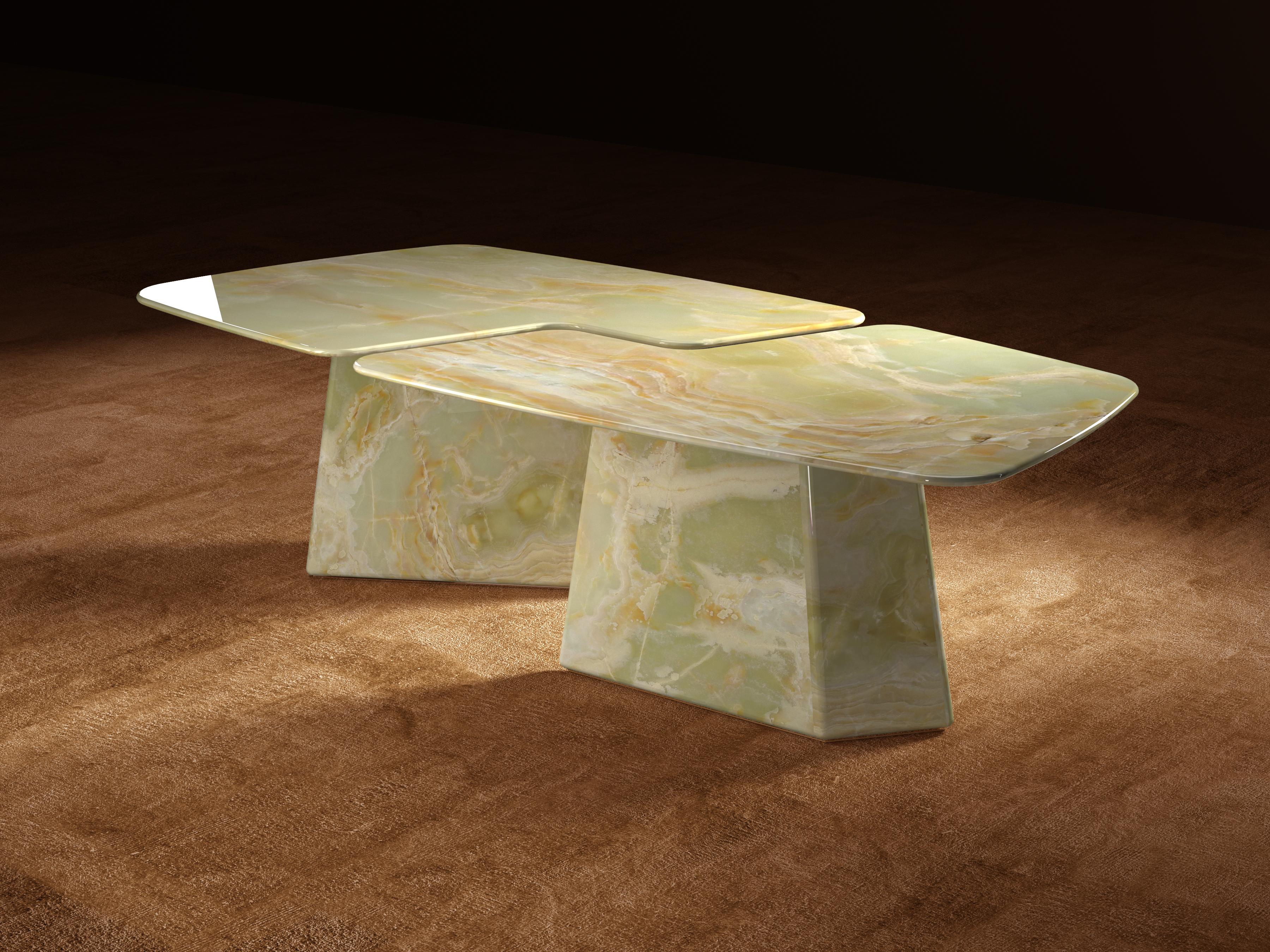 L'Armando Dining Table Green Onyx at 1stDibs | green onyx table, onyx ...