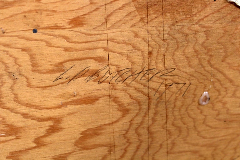 Larry Butcher 3-Dimensional Oil Painting on Sculptural Canvas Abstract ...