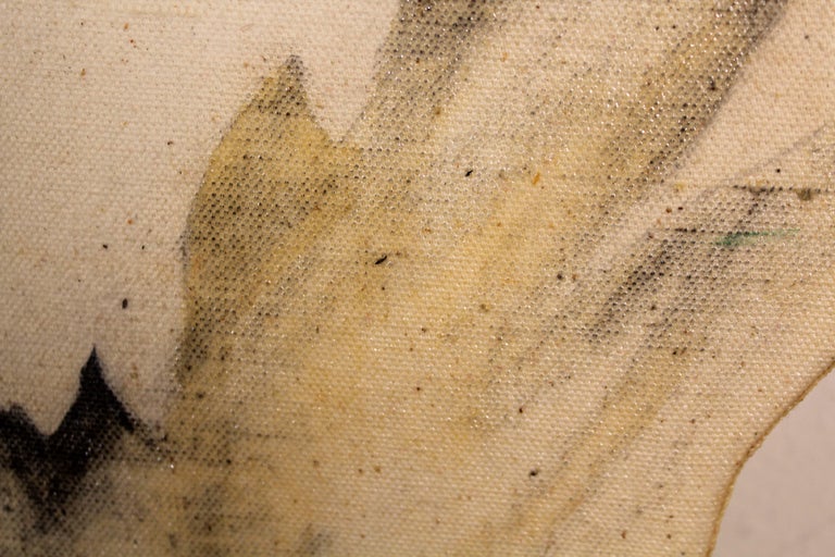 Larry Butcher Cincinnati Dancer Modern Oil Painting on Sculptural ...