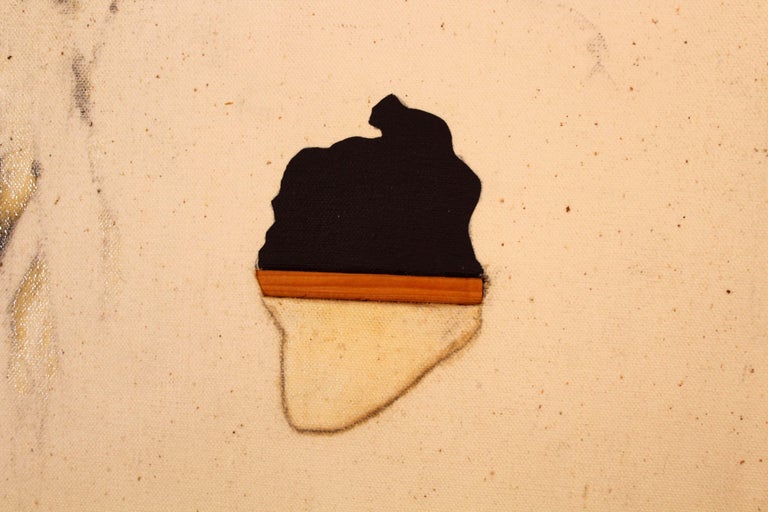 Larry Butcher Cincinnati Dancer Modern Oil Painting on Sculptural ...