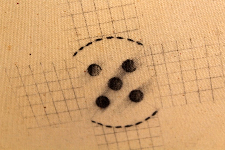 Larry Butcher Cross Progression Modern Oil Painting on Sculptural ...