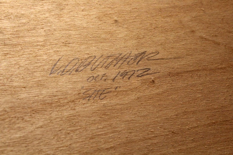 Larry Butcher Site Modern 3-Dimensional Oil Painting on Sculptural ...