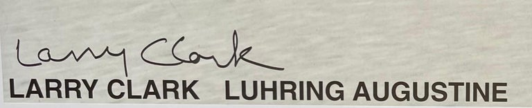 Larry Clark - Larry Clark (Hand Signed) For Sale at 1stDibs