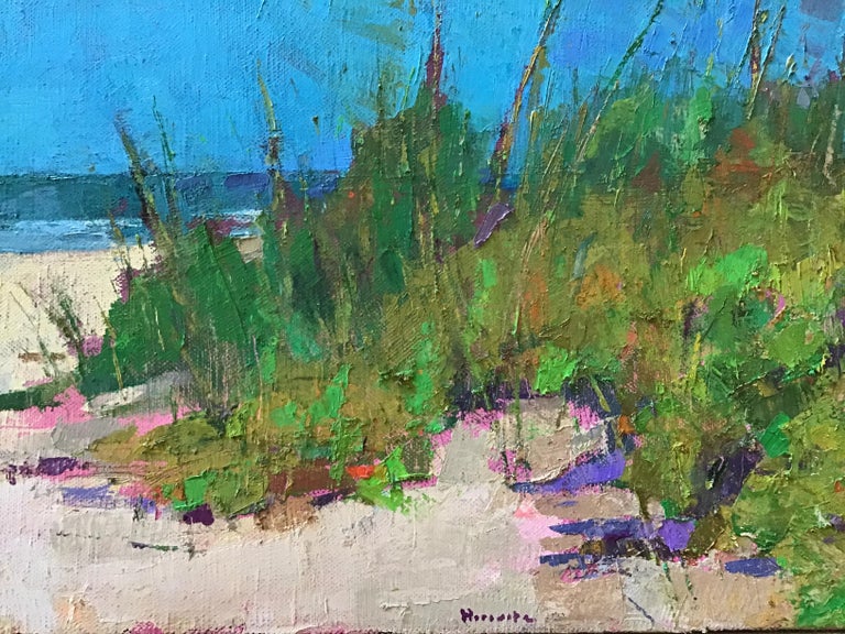 Larry Horowitz - "Almost There" Oil painting of a path to the beach ...