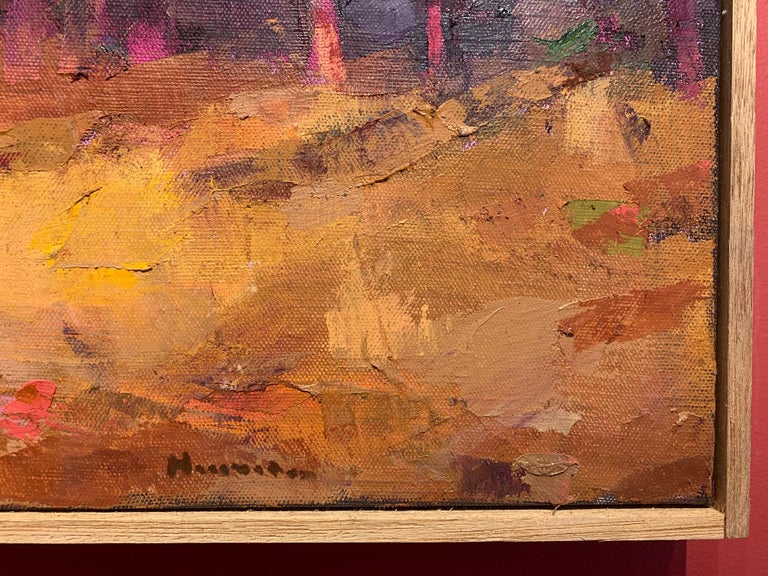 Larry Horowitz - "Marsh Walk" Painterly Landscape in Yellows, Greens ...