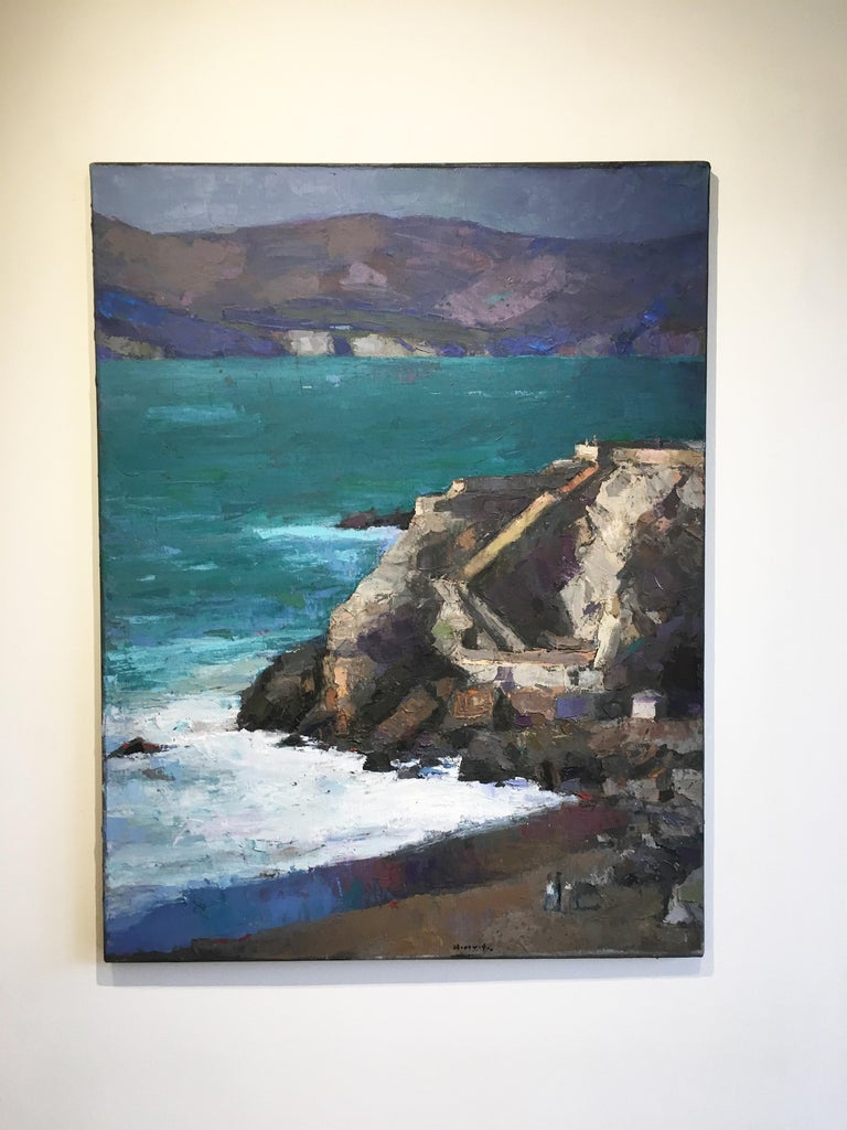 Larry Horowitz - Coastal painting, Larry Horowitz, The Sutro Baths For ...