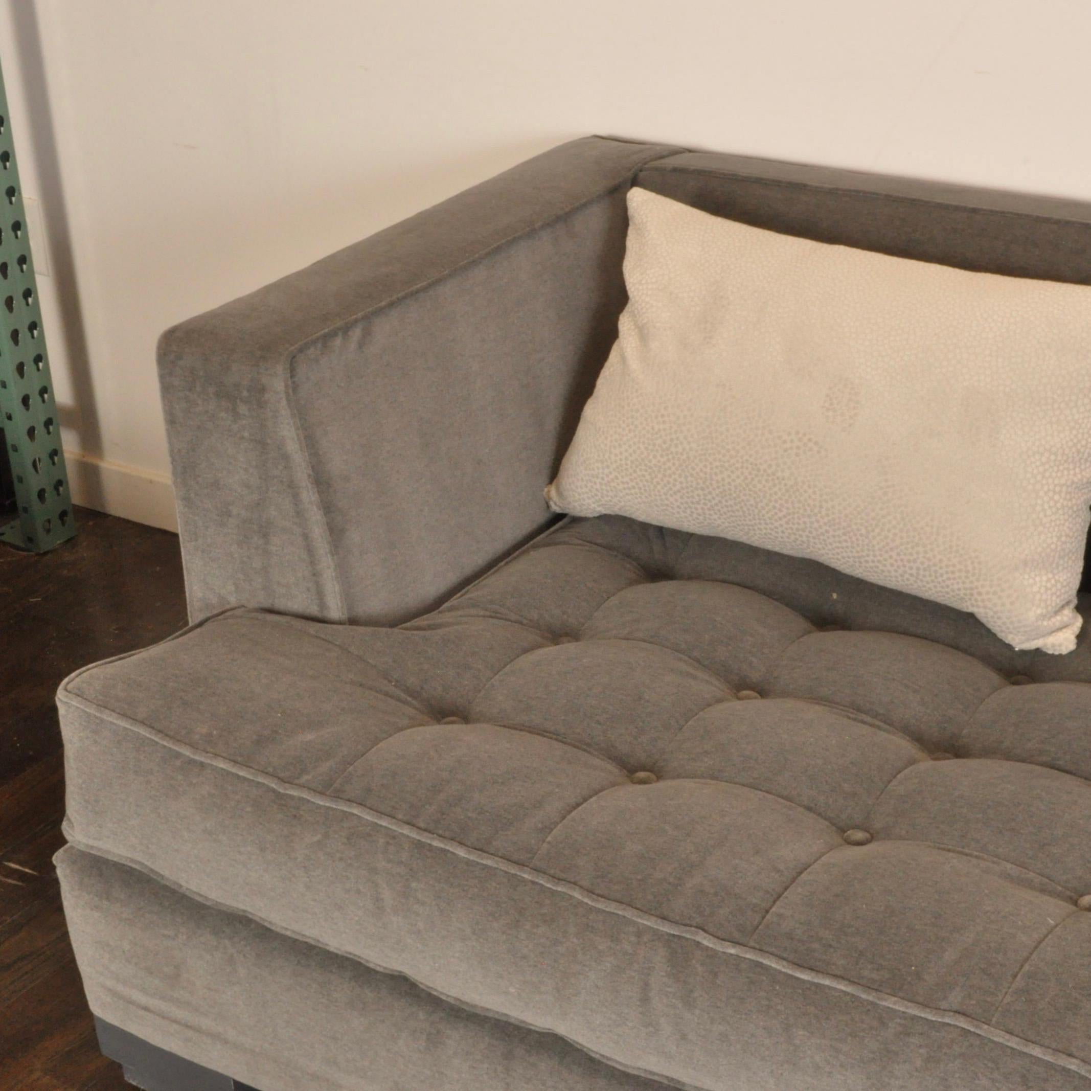 Larry Laslo Tuxedo Sofa by Directional at 1stDibs | larry laslo furniture