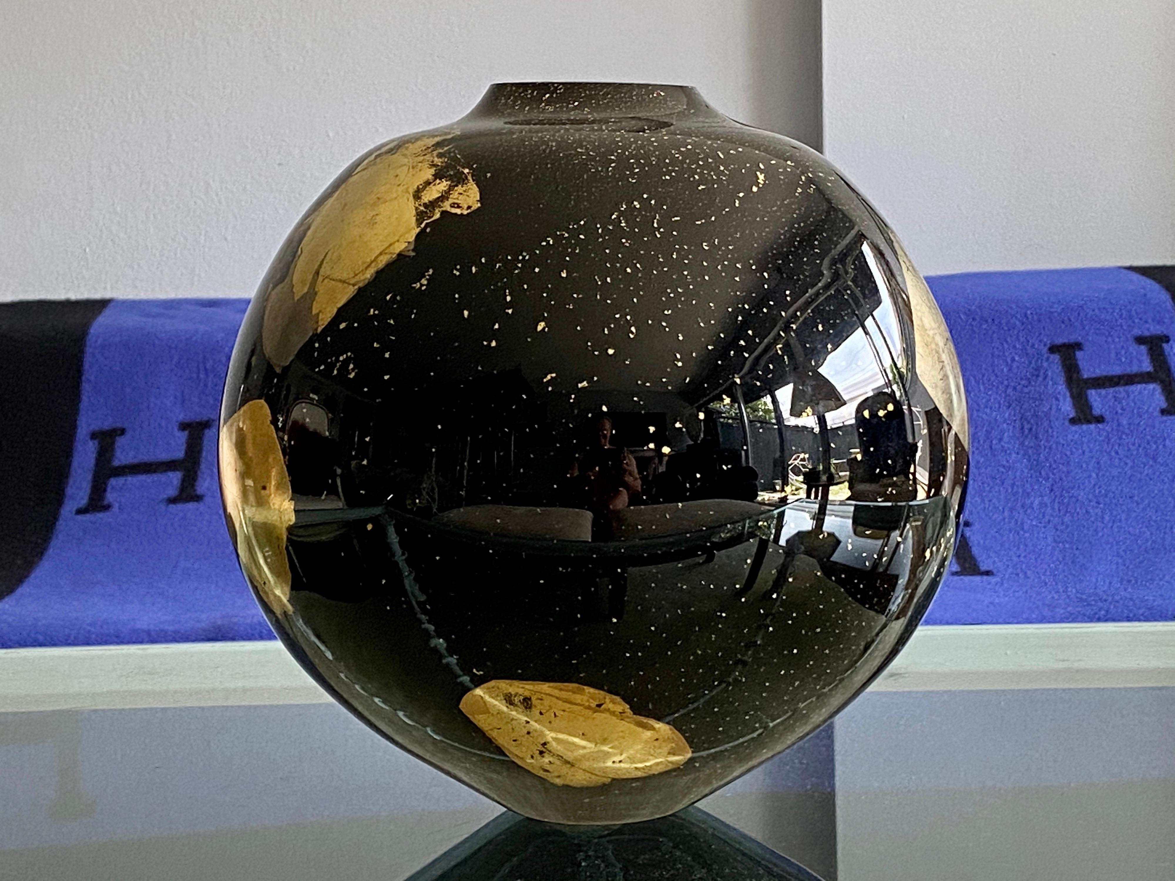 Larry Lubow Glass Vase at 1stDibs