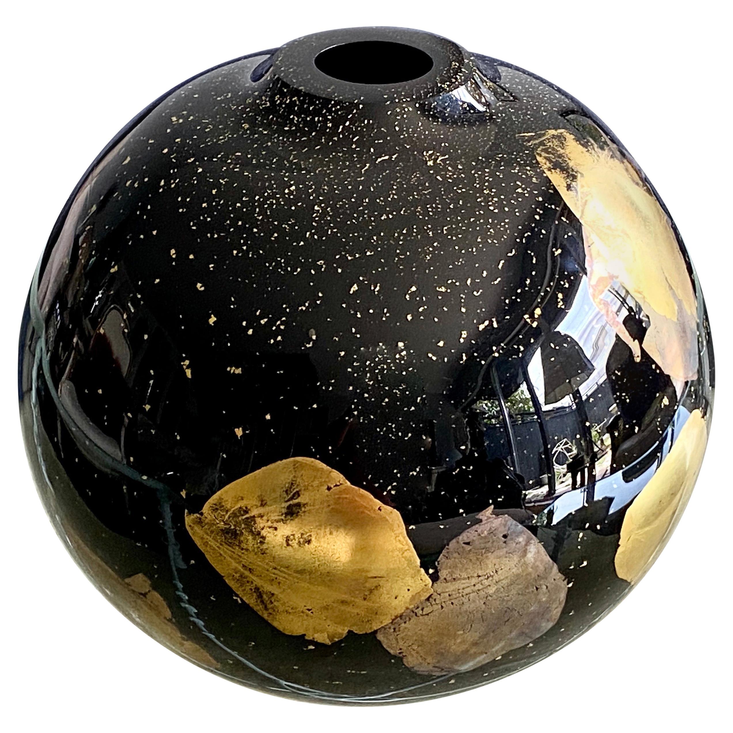 Larry Lubow Glass Vase at 1stDibs